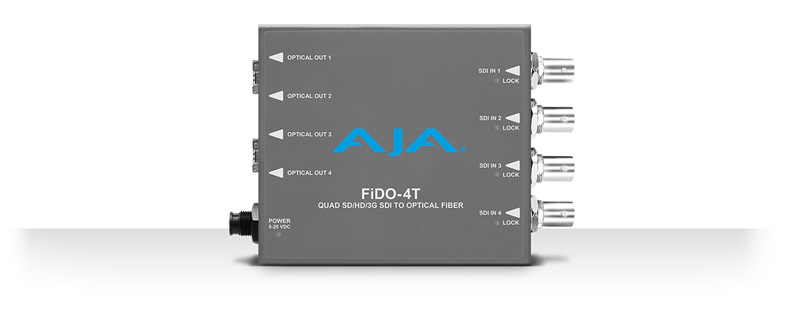 FiDO-4T-X - 4-Channel 3G-SDI to Single-Mode LCFiber Transmitter (CDWM ...